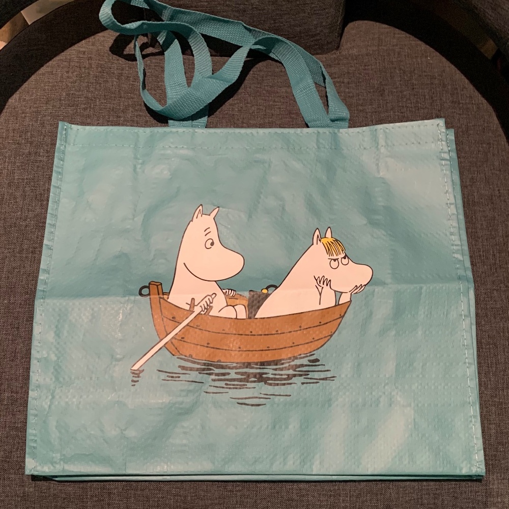 Moomin Characters Shopping Tote Blue (New!) - Gem